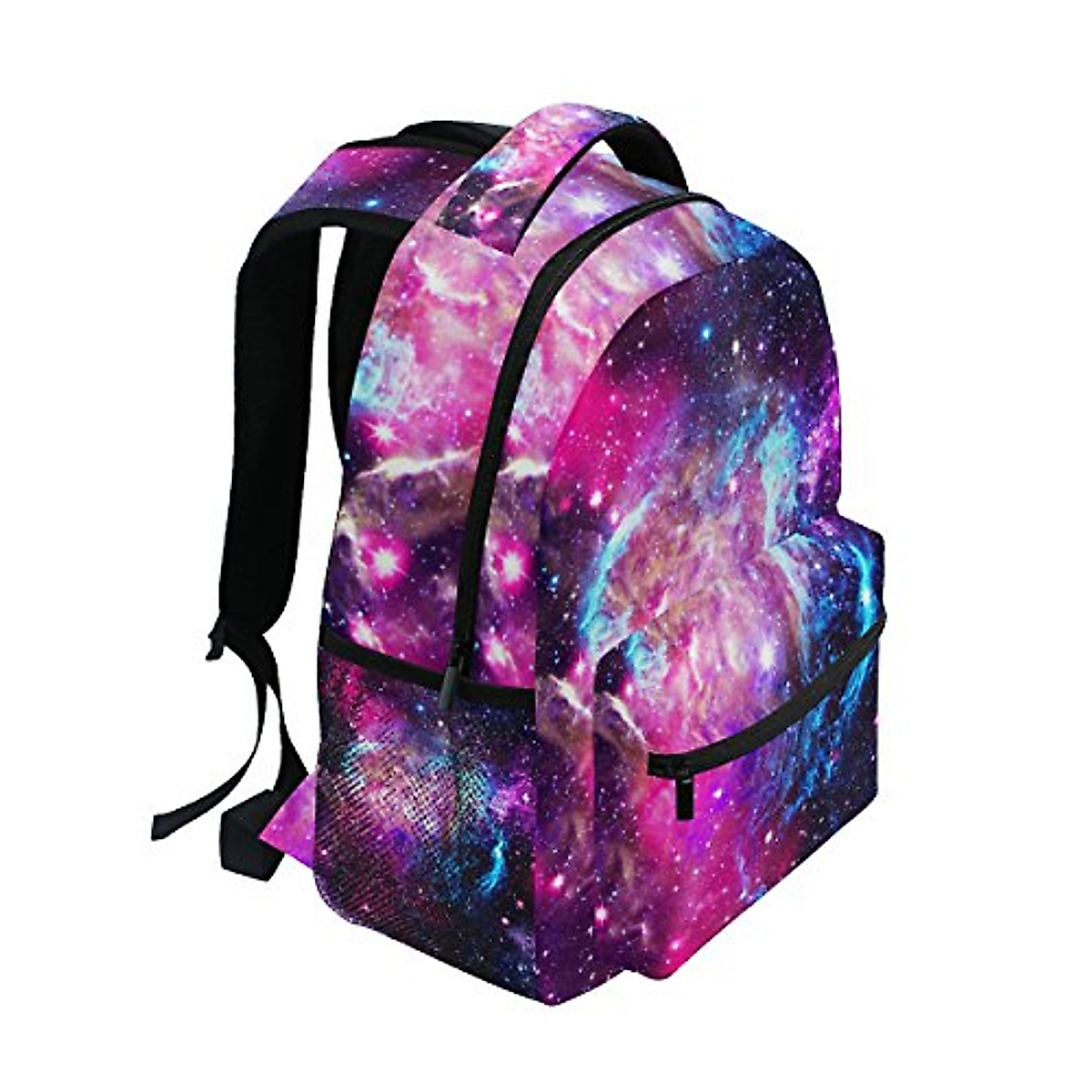 ZZKKO Universe Space Galaxy Star Comos Nebula Boys Girls School Computer Backpacks Book Bag Travel Hiking Camping Daypack