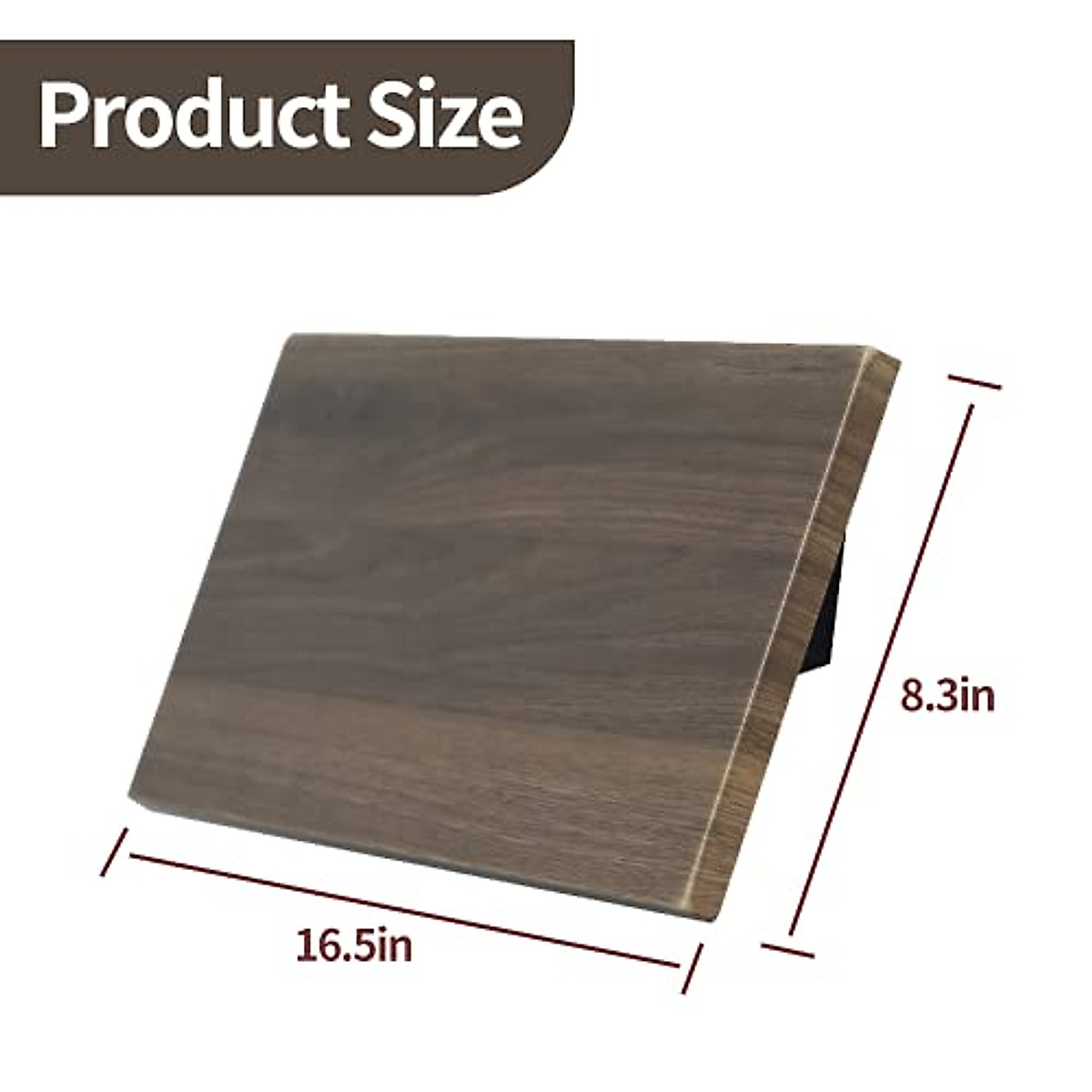 Floating Shelf Wall-Mounted Folding 3-Piece Set, Multifunctional Wall Mounted Shelf for Living Room, Bathroom, Kitchen, or Bedroom, Walnut Color