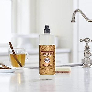 MRS. MEYER'S CLEAN DAY Liquid Dish Soap, Biodegradable Formula, Limited Edition Apple Cider, 16 fl. oz