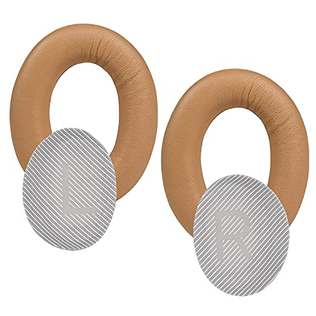 MOLGRIA Lambskin Ear Pads Cushion, Replacement Sheepskin Earpads for Bose Quiet Comfort QC 35 II QC35 QC35ii QC15 QC25 QC2 AE2 SoundLink SoundTrue Headphones(Tan