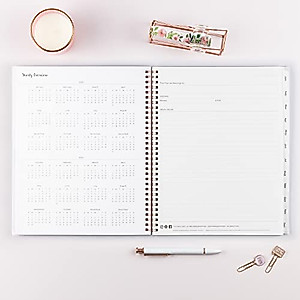 Blue Sky 2023 Weekly and Monthly Planner, January - December, 8.5" x 11", Frosted Cover, Wirebound, Joselyn (142079)