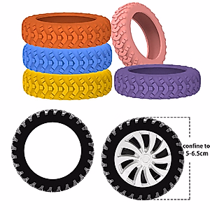 New Luggage Protection Covers, 8Pcs Luggage Compartment Wheel Protection Cover, Shock-proof Carry on Luggage Wheels Cover, Luggage Wheels Silent Protection Cover (8Pcs Orange)