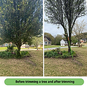 Scalebeard Hand Pole Saws for Tree Trimming,Manual Tree Trimmer,Handheld use or with Extended Manual Pruning Saw for precision tree limb cutting-Pole Saw Attachment(Pole not included)