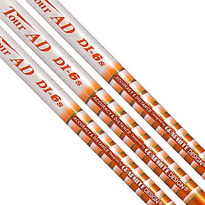 Graphite Design Tour AD DI-7 - Driver Shafts Upgrade + Adapter & Grip - Orange (Adapter- Ping G25, X-Stiff - 75gr)