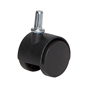 Plastic Storage Drawer Cart, Medium Home Organization Storage Container with 3 Large Clear Drawers With Wheels (BLACK)