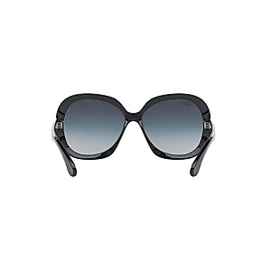 Ray-Ban RB4098 Jackie Ohh II Sunglasses + Vision Group Accessories Bundle (Black/Light Grey Gradient Dark Grey (601/8G)