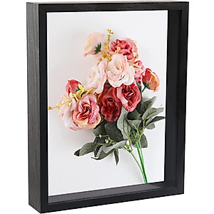 11x14 Shadow Box Frame, Display Case, Memory Box, Wood Picture Frame Black, 1 Pack
