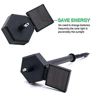 Outdoor Garden Solar Lights Decorative Resin Owl Solar Waterproof LED Lights with Stake for Garden,Lawn,Pathway,Yard Decorations