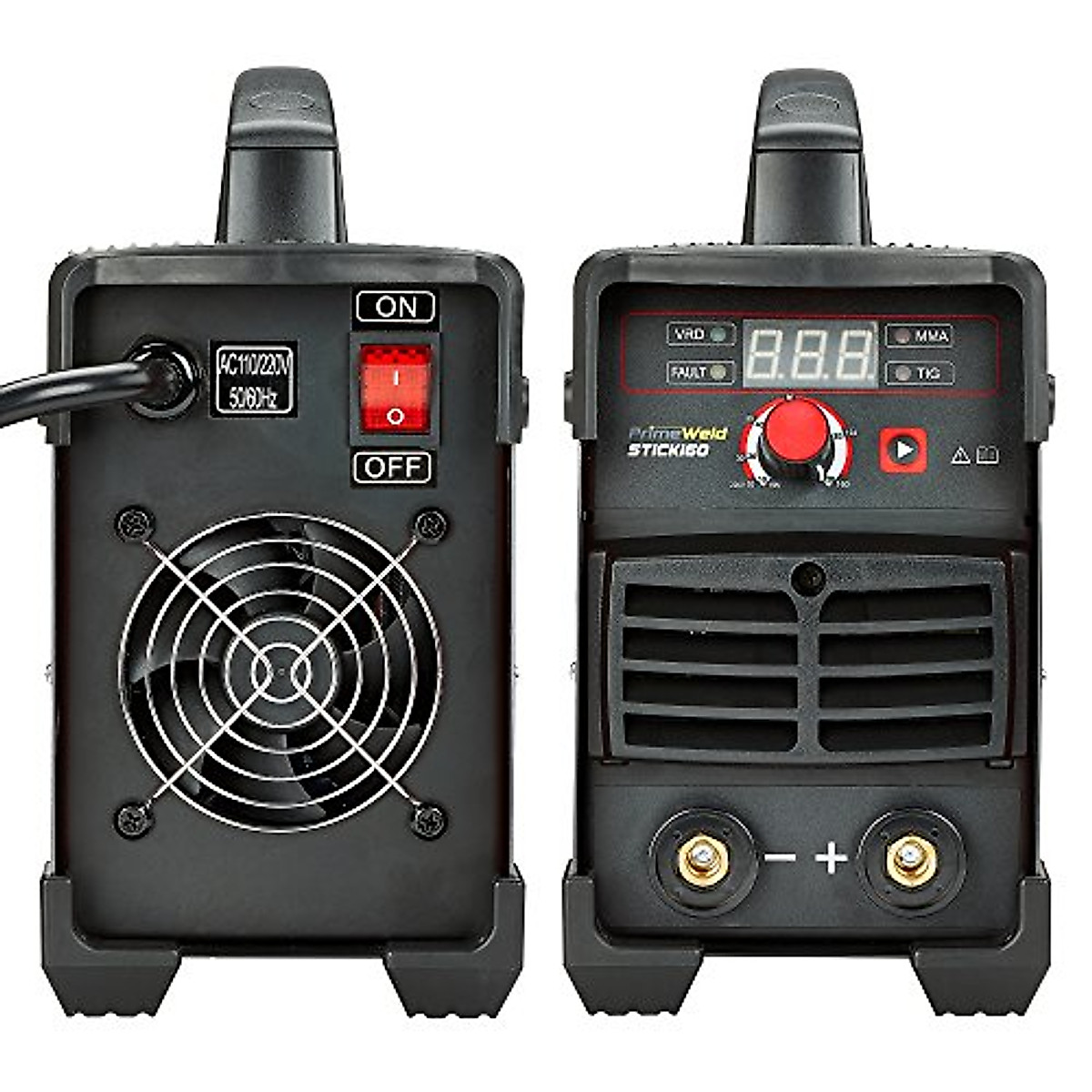 PrimeWeld 160A Arc/Stick Welder, 110V/220V Dual-Voltage Multipurpose Welder, Stick Welder Machine for Home or Jobsite Use, DC Stick Welder and Lift TIG Welder, 160Stick