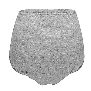 Adult Cloth Diaper, Soft Cloth Diapers for Adults Elderly Cloth Diaper Nappy Care Incontinence Care Panties Reusable Cloth Diaper Cover Washable Underwear for Elderly Patients Pregnant Women Pants (L)