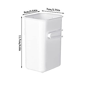Multifunctional Storage Box Refrigerator Side Door Storage Box Food Sorting Box Cool Kitchen Stuff (White, One Size)