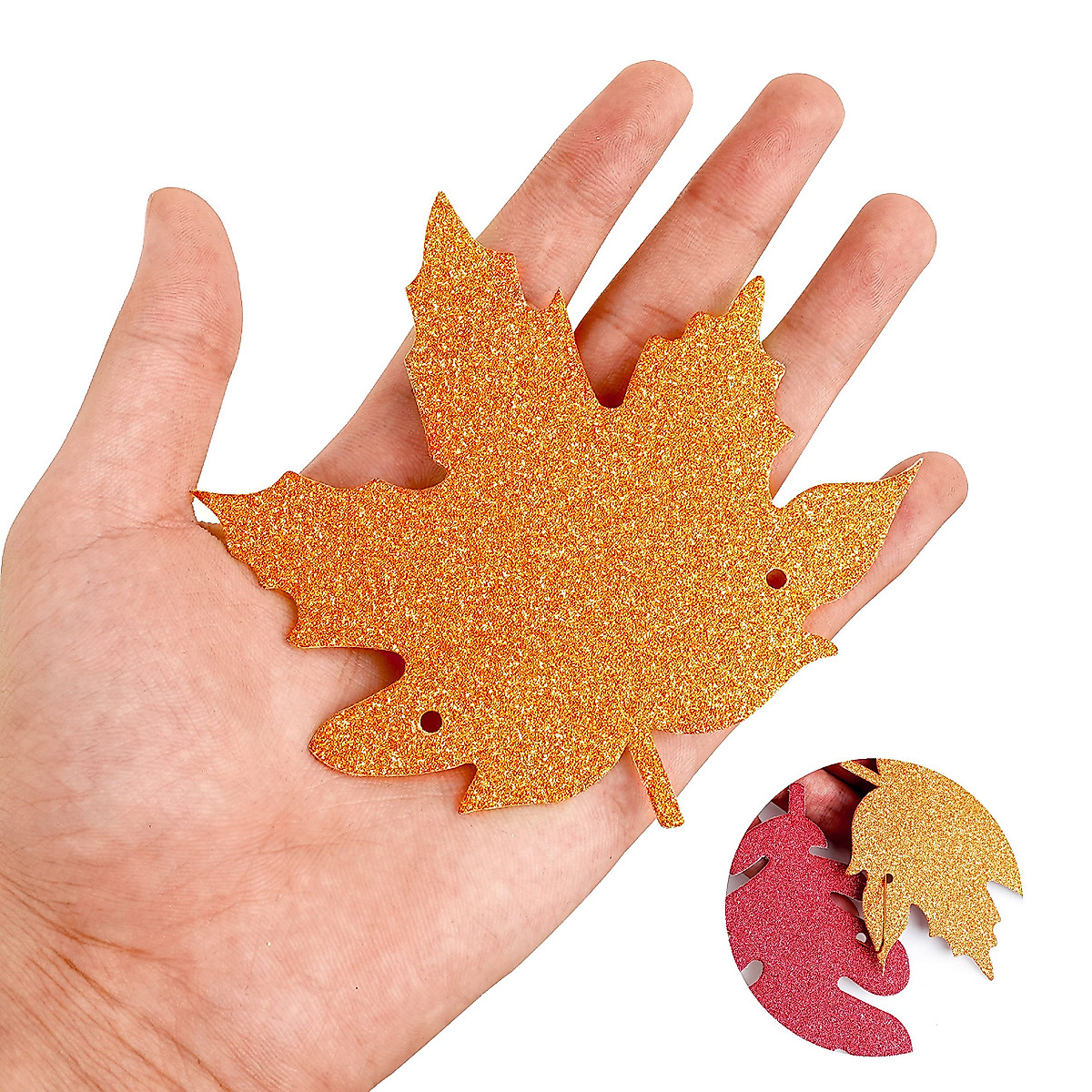 Happy Fall Burlap Banner, Fall Decor for Home, Banner Garland Maple Leaf Sign, Autumn Party Decorations Thanksgiving Fall Harvest Decor for Mantle Fireplace Wall Wreath, Pumpkin Décor – 2PC