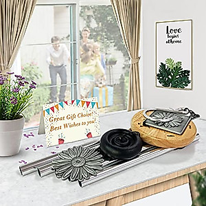 GDNIART Wind Chimes 29inch Daisy Memorial Gift for Father,Mother and People You Loved Sympathy Wind Chime Wind Bells. Metal Zinc Alloy Outdoor Decor for Garden Patio Porch Yard, Home