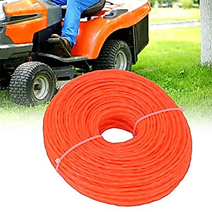 Yitre Trimmer Cord, String Trimmer Line Twist Shape for Garden Lawn Cutters