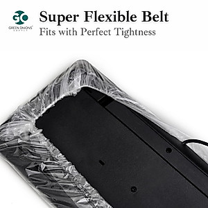 Green Onions Supply[3 Pack] Universal Fully Covered Flat Style 0.025mm Wipeable Superb Tactile Feeling Waterproof Anti-Dust Keyboard Cap Cover for Desktop Keyboard with Numeric Hospital/Dentist Use