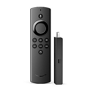 Certified Refurbished Fire TV Stick Lite with Alexa Voice Remote Lite (no TV controls) | HD streaming device | 2020 release