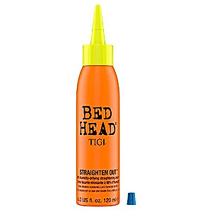 TIGI Bed Head Straighten Out 98% Humidity Defying Straightening Cream for Unisex, 4 Ounce