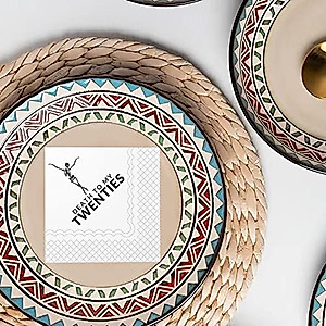 SharkBliss Death To My Twenties Cocktail Napkins, 50 Pack RIP Twenties Death to My 20s Dirty 30 Birthday Paper Cocktail Beverage Napkins in Bulk for 30th Birthday | 2-Ply, 5x5" (Death To My 20s)