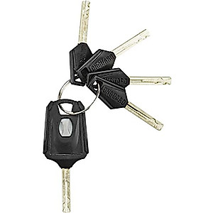 Onguard Brute LS-8000 Keyed Shackle Lock - Black, 11.5x26.0 cm