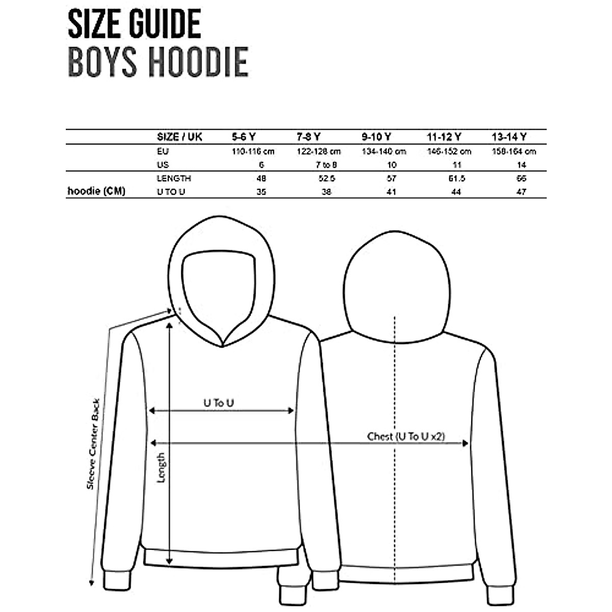 Pokemon Hoodie Boys Kids Game Gifts Pikachu Black Jumper Pullover 5-6 Years