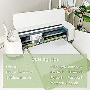 HTVRONT Black HTV Heat Transfer Vinyl Bundle: 20 Pack 12" x 10" Black Iron on Vinyl for T-Shirt, Black Heat Transfer Vinyl for Cricut, Silhouette Cameo or Heat Press Machine