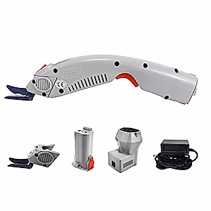 WBT-1 Electric Scissors for Cutting Fabric Cordless Electric Fabric Scissors Cloth Cutter with 2 Blades (1 Battery)