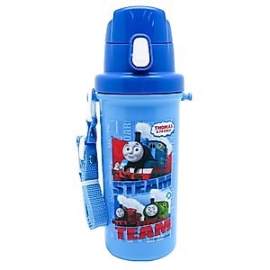 オーエスケー OSK SC-600B Thomas the Tank Engine Mug Bottle, Direct Drinking Water Bottle, 20.3 fl oz (600 ml), One-Touch Open, Wide Mouth, Made in Japan