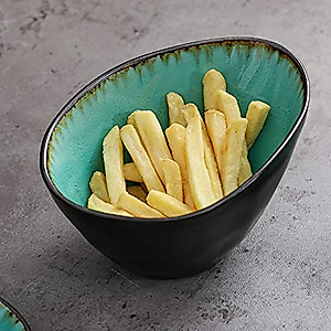 GagalU Porcelain Dinnerware Set33-Piece Pottery Stoneware Vintage Ceramic Dinner Set with 12*Dipping Dishes&Bowl,6*Dessert Plate,3*Dinner Plate Dinnerware Set