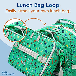 Bentgo® Kids 14” Backpack Set With Kids Prints Lunch Box (Bug Buddies)
