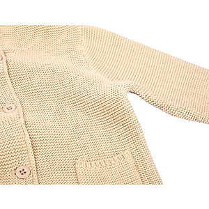 Miccina Baby Toddler Boys Girls Cardigan Sweater Cable Knit Jacket Outwear Winter Warm Coat Clothes(B-Navy,2-3T)