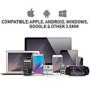 3 Pack Boost+ Headphones Earphones Earbuds 3.5mm Wired Headphones | Stereo Sound Noise Isolating Earphones with Built-in Microphone Inline Volume Control - Black