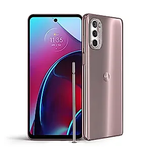 Moto G Stylus | 2022 | 2-Day battery | Unlocked| Made for US by Motorola | 6/128GB | 50MP Camera | Metallic Rose