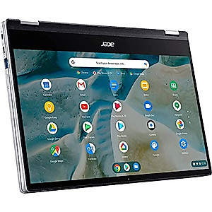 acer 2023 Newest Premium Spin514 2in1 Chromebook: 14" FHD IPS Touch Display, Powerful AMD Ryzen3(Up to 3.5GHz), 8GB RAM, 128GB eMMC SSD, AMD Radeon Graphics, USB-C, WiFi, BT, Backlit-KYB, Chrome OS