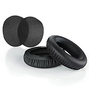 Sumugaric Replacement Ear Pads Cushions with Memory Foam Compatible with Sennheiser HD650 HD600 HD580 HD660 S HD565 HD545 Headset Headphones Accessories - Black