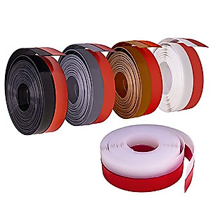 TORRAMI Wide Silicone Weather Stripping 3 inch Width 20 Feet Length, Draft Stopper Seal for Barn and Garage Door Under Bottom,Top, Sides, Black