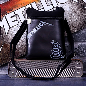 Nemesis Now Officially Licensed Metallica The Black Album Shoulder Bag, Stone, 23cm, B5380S0