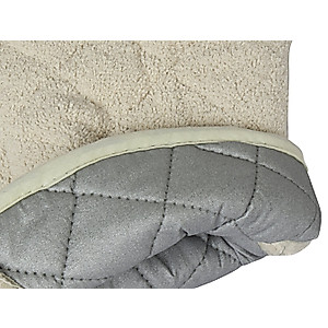 Nouvelle Legende® Cotton Quilted Terry Oven Mitts Long Lasting Heat Resistance Protection 17 Inches Set of 2