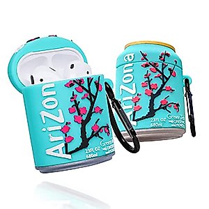 Compatible with Airpods 2&1 Case, 3D Silicone Funny Cute Shockproof Protective Cases Cover, Skin Shell for Girls Boys Kids Teens Women Men Gifts