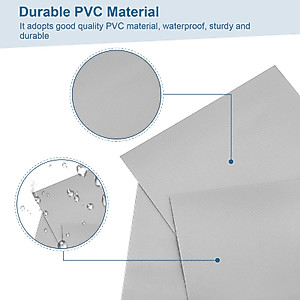 Health Gear Inflatable Boat Repair Kit PVC, 3pcs PVC Waterproof Repair Patches Kit Set Inflatable Boat Repair Patches for Inflatable Raft Boat Canoe Kayak(Gray White)