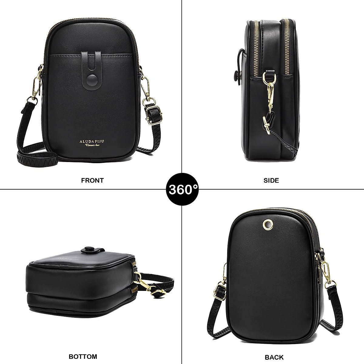 SiMYEER Women Crossbody Bags Small Cell Phone Wallet Purse and Handbag Ladies Messenger Shoulder Bag