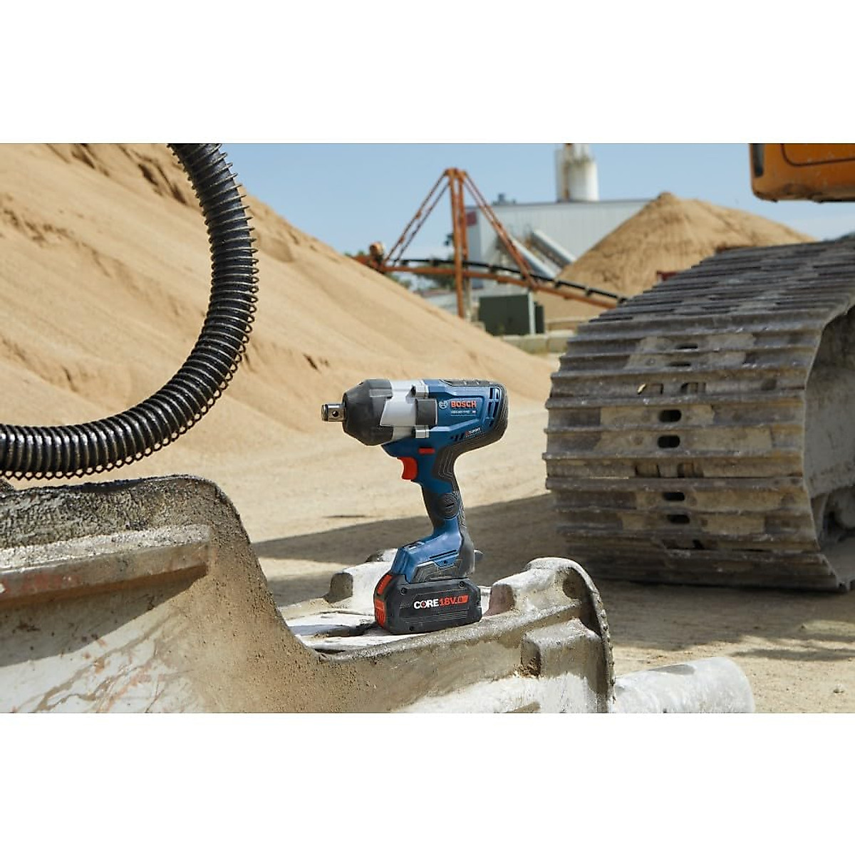 BOSCH GDS18V-770CB14 PROFACTOR™ 18V Connected 3/4 In. Impact Wrench Kit with Friction Ring and Thru-Hole and (1) CORE18V® 8 Ah High Power Battery