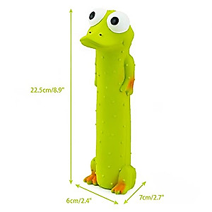 CHIWAVA 3 Pack 9" Squeaky Latex Dog Toys Standing Stick Animal Puppy Fetch Interactive Play for Small Medium Dogs