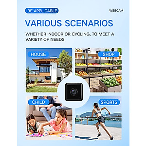 ZHOUCXZDA 1080P HD WiFi Smart Camera, Wireless Indoor and Outdoor Security Surveillance Camera, Baby Security Monitor, Small Nanny Portable Camera, Pet Camera, Cell Phone APP Remote Monitoring Camera
