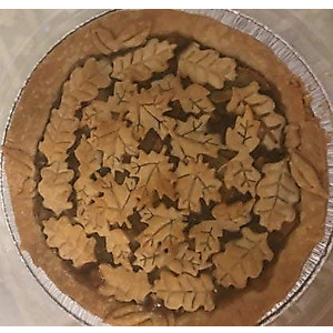 Cake Leaves Baking Pie Crust Mold Cookie Cutters, Pastry/Fondant Stampers/Apple Pie for Thanksgiving, Set of 4 (Random Color)