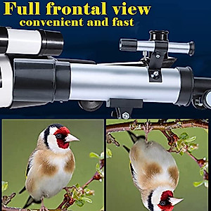 MIANHT Tripod Astronomical Telescope - Astronomical Portable Refracting Telescope, HD High-Power 90x Children's Gift Telescope for Astronomy Beginners, with Phone Adapter