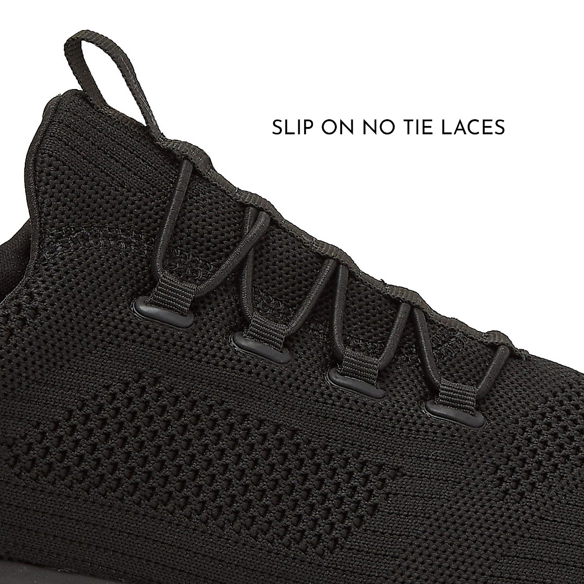 Avia Anchor Mesh Slip On Black Non Slip Shoes for Women, Comfortable Water Resistant Womens Food Service Slip On Sneakers - Black, 10 Wide