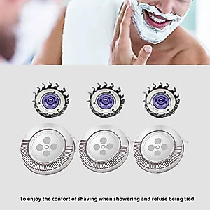 Generic Replacement Heads fit Norelco Philips HQ6 Quadra Action Shavers