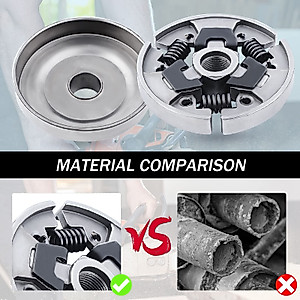 Adefol Chainsaw 3/8" 7 Teeth Clutch and Sprocket Precision Design for Stihl MS310 MS390 029 039 Replacement Parts with Needle Bearing Washer E-Clip Worm Gear for 1125 160 2002, 1125 640 2000