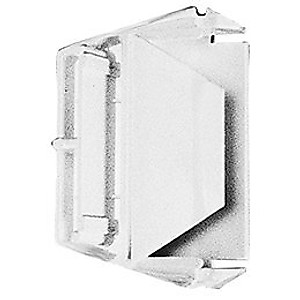 newlifeapp 215473602 Refrigerator Door Shelf End Cap, Left or Right, White. Compatible With Frigidaire, Kelvinator, Kenmore, White-Westinghouse, Tappan, Gibson, & Electrolux.