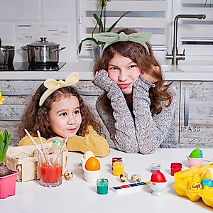 Jaciya Bow Headbands for Girls Women Hair Accessories Thin Headband with Bow Non Slip Fashion Knotted Head Band Bunny Ears Headband(Pink/Purple/Green/Yellow/White/Orange)